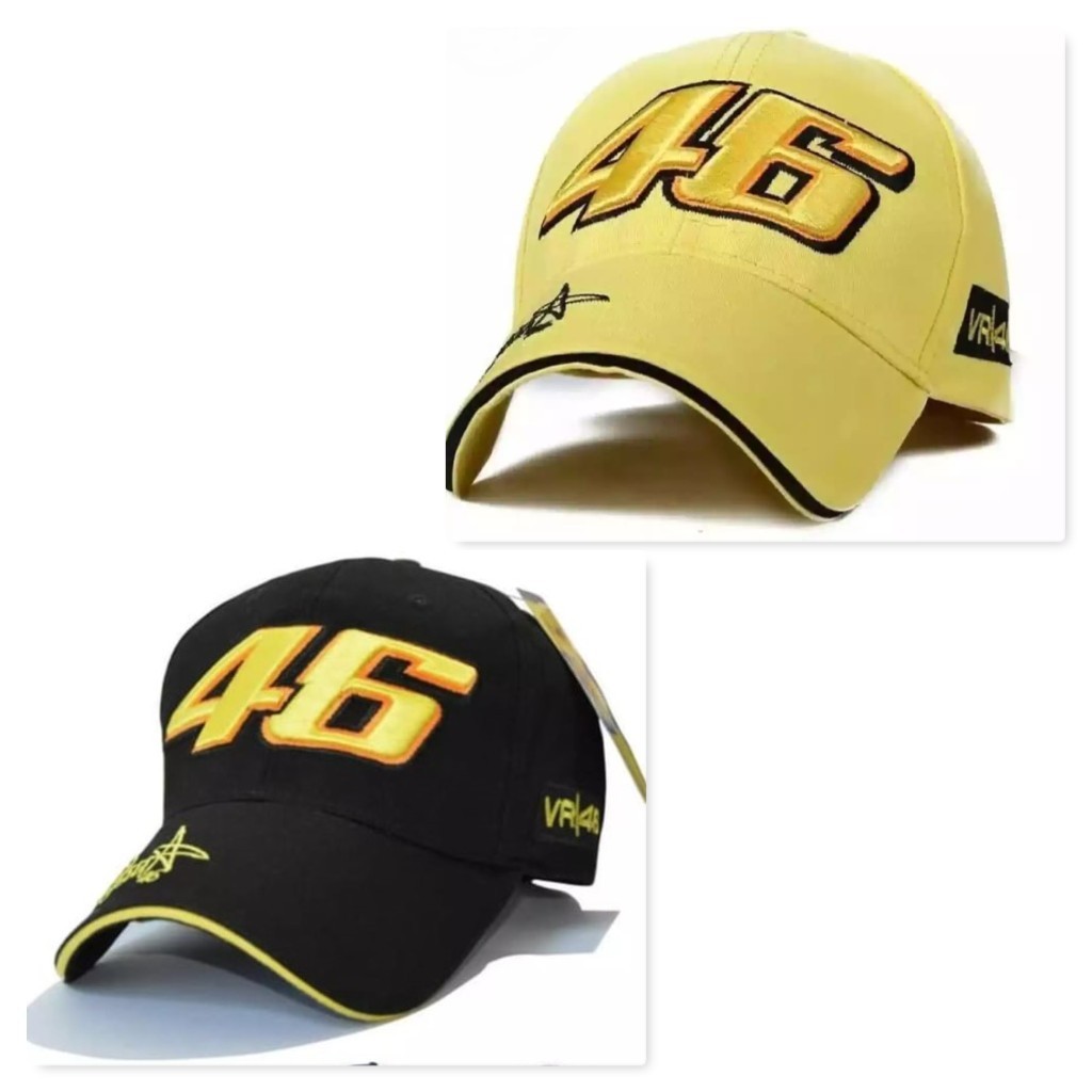 Jual New ARIVAL topi Pria baseball Rossi 46 Bordir tebal Trendy Unisex ...