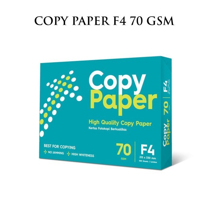 Jual Kertas Fotocopy HVS Copy Paper F4 Folio 70 Gram Gsm Gr 70Gr | Shopee Indonesia