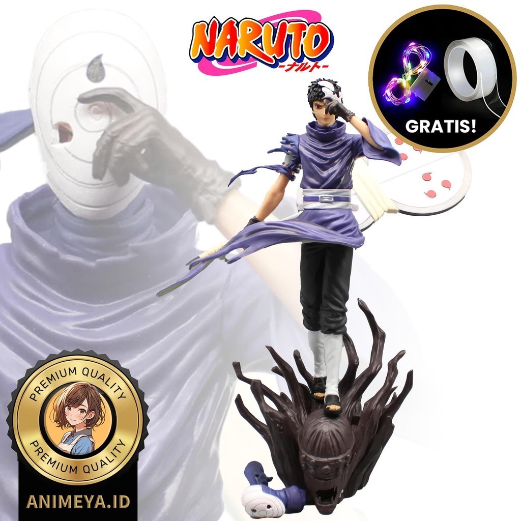 Jual Action Figure Naruto Shippuden Obito Uchiha Tobi Masked Man Studio ...
