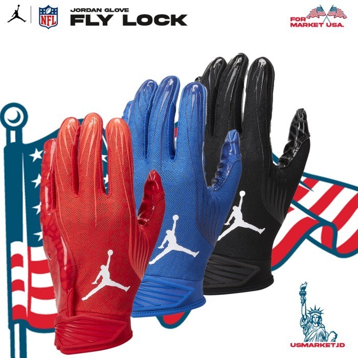 Jual Sarung Tangan American Football Jordan Fly Lock Football Glove - M ...