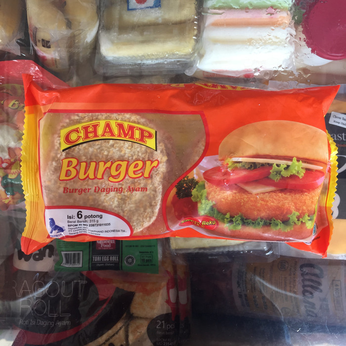 Jual Champ Chicken Burger 315g | Shopee Indonesia