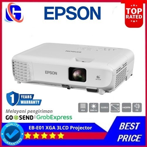 Jual EPSON EB-E01 XGA 3LCD Projector | Shopee Indonesia