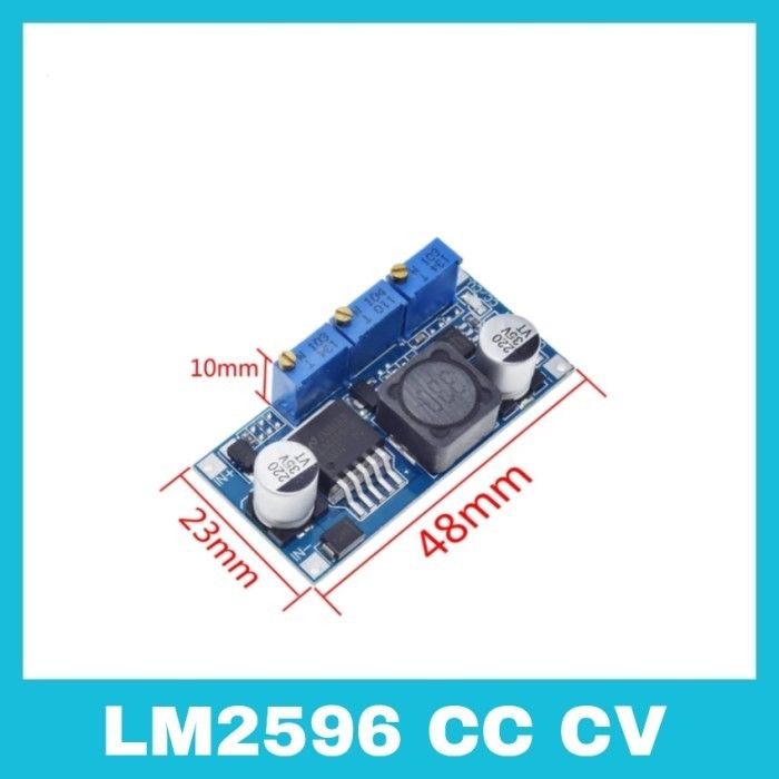 Jual LM2596 CC CV 3A Constant Ampere DC Step Down Charge Battery LED ...