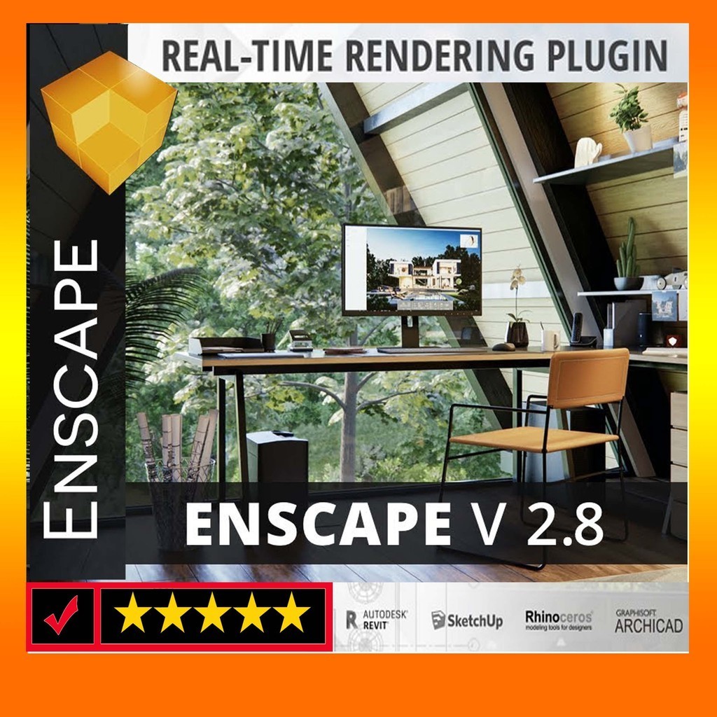 Jual Enscape 3D 2.8 serial key Revit SketchUp Rhino ArchiCAD | Shopee ...