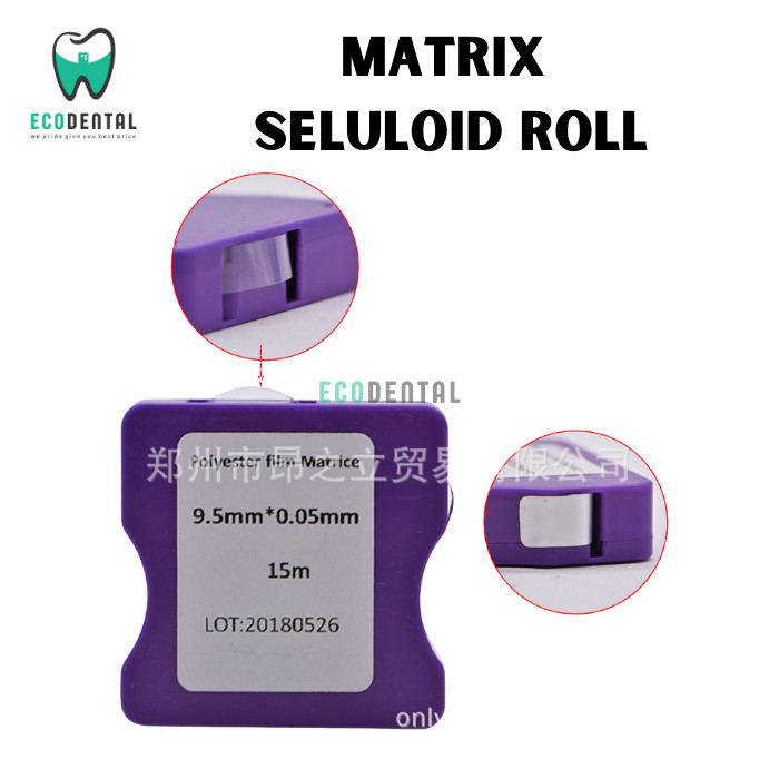 Jual Dental Matrix Seluloid Roll Strip Transparan Matriks Komposit Gigi ...