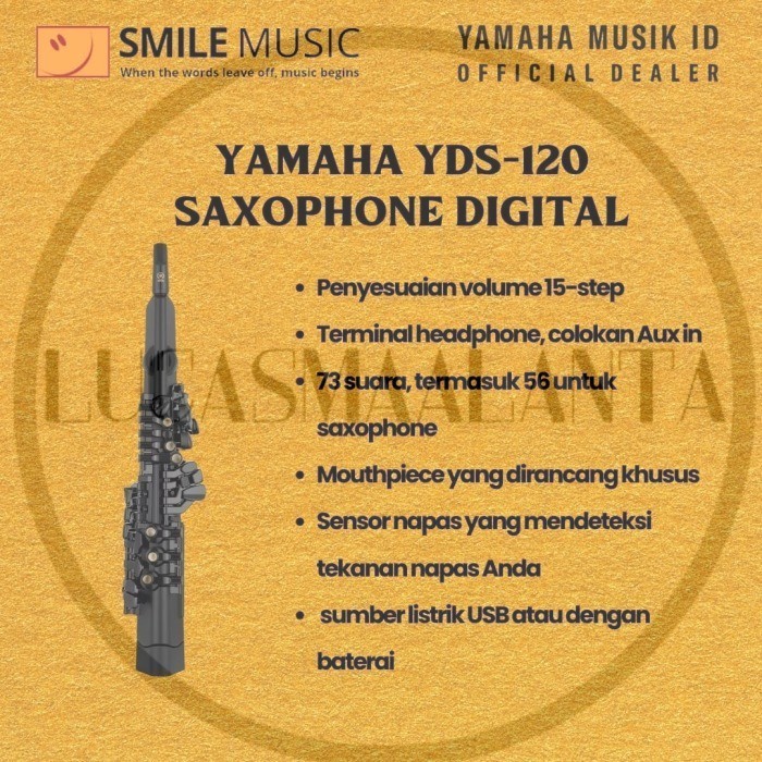 Jual Yamaha YDS-120 / YDS-120 / Saxophone Digital | Shopee Indonesia
