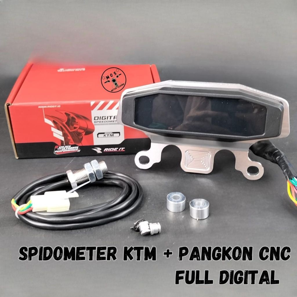 Jual Speedometer Digital Mini Model KTM XC Spido Digital LED Full ...