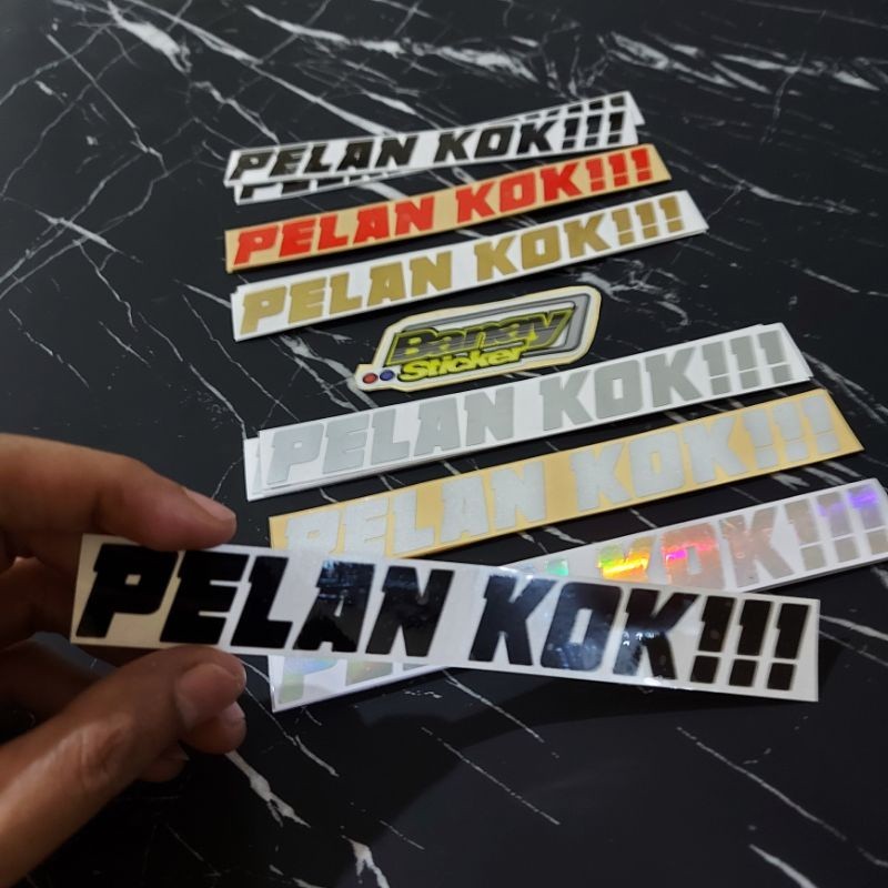 Jual STICKER PELAN KOK CUTTING | Shopee Indonesia