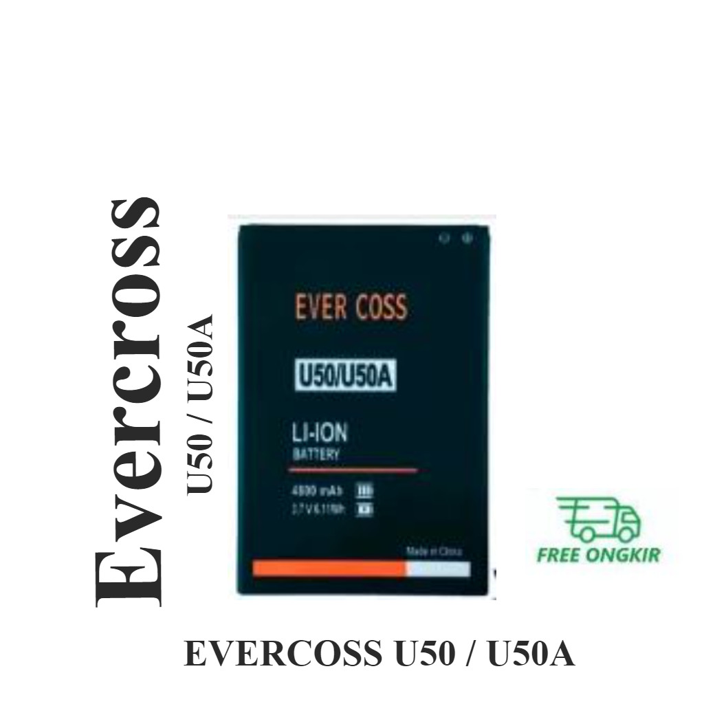 Jual BATERAI ORIGINAL OEM EVERCOSS U50 / U50A / BATRE / BATERE / BATRAI / BATREI | Shopee Indonesia
