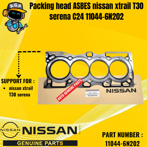 Jual Packing head ASBES nissan xtrail T30 serena C24 11044-6N202 ...