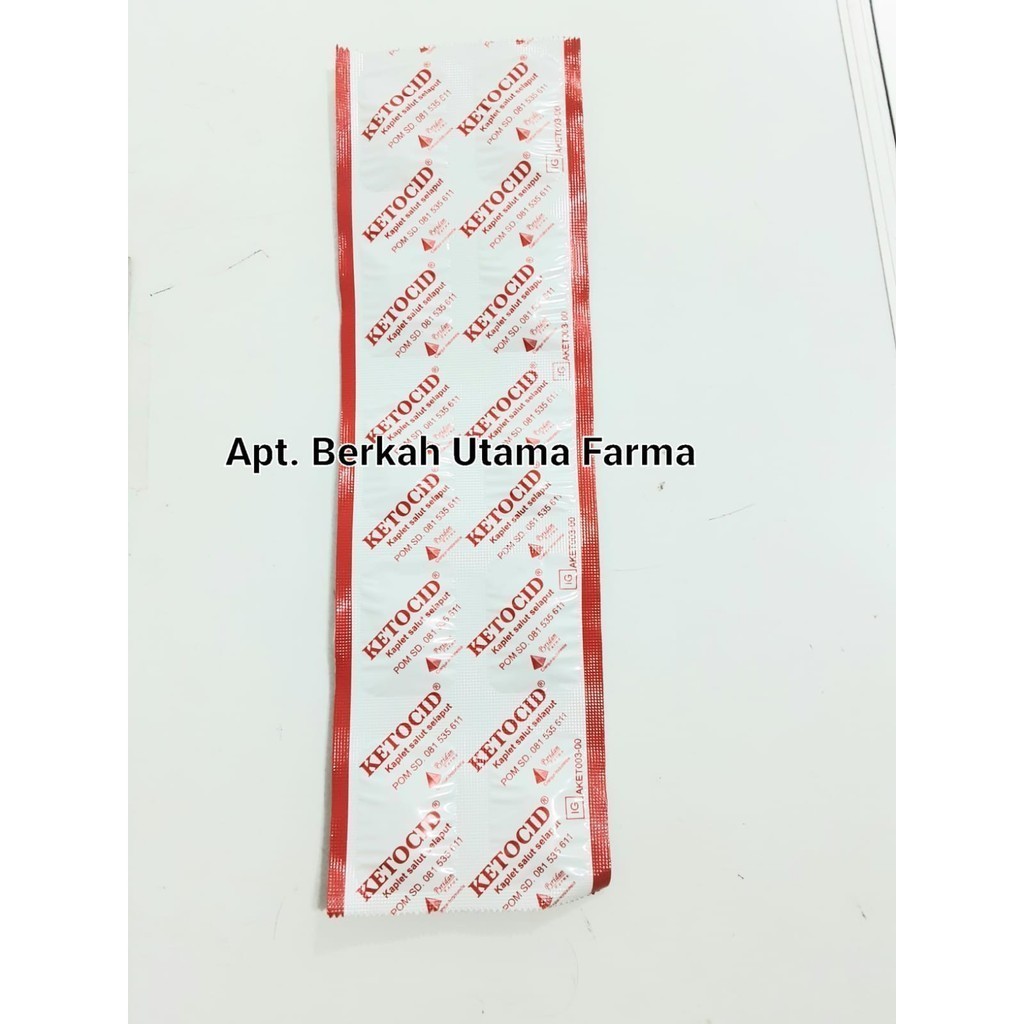 Jual Ketocid Strip Isi 10 Tablet | Shopee Indonesia