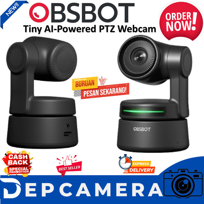 Jual OBSBOT Tiny AI Powered PTZ Webcam Full HD 1080p Live Stream ...
