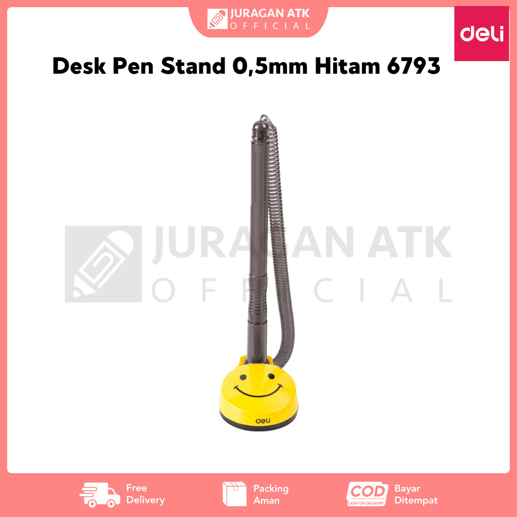 Jual Desk Pen Stand Pulpen Meja Deli 0,5mm Tinta Hitam 6793 | Shopee ...