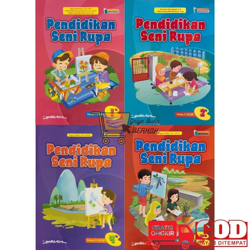 Jual Pendidikan Seni Rupa Kurikulum Merdeka Kelas 1 2 3 4 5 6 SD/MI Penerbit Yudhistira | Shopee ...