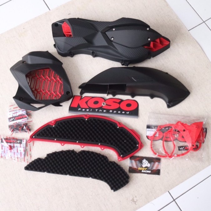 Jual Promo Koso Fullset Tutup Radiator-Cvt-Filter Udara-Cover New Nmax ...