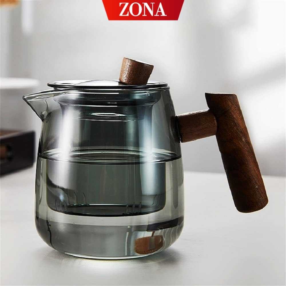 Jual ZONA Teko Teh Kaca dengan Saringan Glass Teapot 480ml - HM4 | Shopee Indonesia