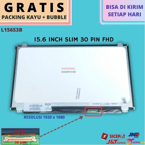 Jual LED LCD Lenovo Ideapad 330 330-15AST 330-15IGM 15.6inch 30pin Slim FHD | Shopee Indonesia