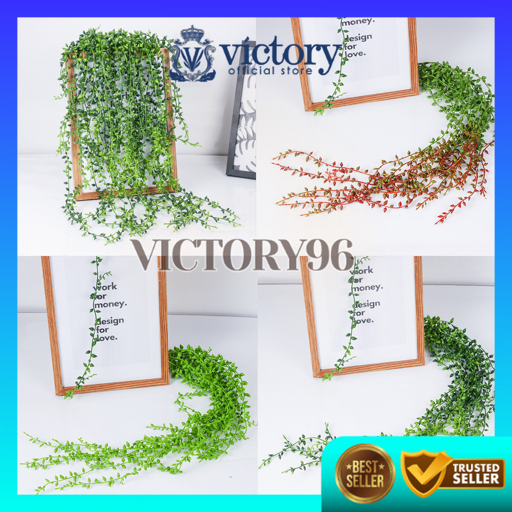 Jual TANAMAN PALSU DAUN RAMBAT JUNTAI MELINJO ARTIFICIAL STRING OF ...