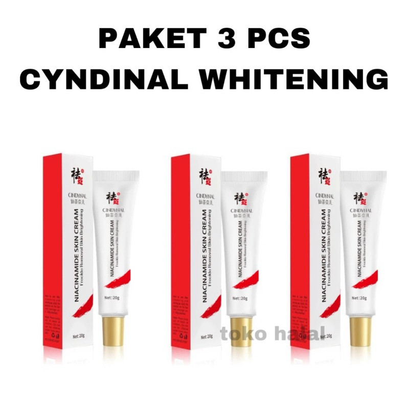Jual (PROMO DAPAT 3 PCS) BEST SELLER BPOM CINDYNAL FLEK CREAM CREAM PENGHILANG FLEK HITAM ...