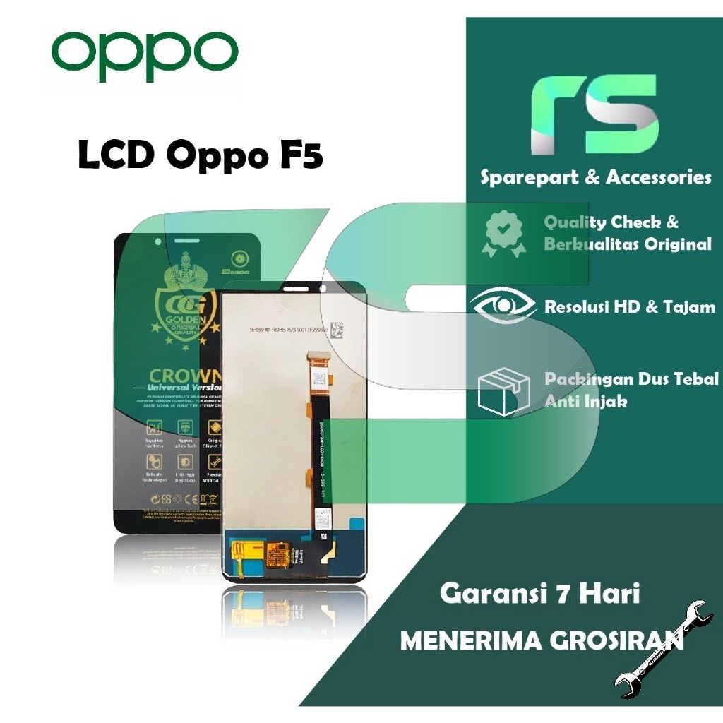 Jual LCD OPPO F5 / F5 YOUTH / F5 PLUS TOUCHSCREEN FULLSET ORIGINAL ...