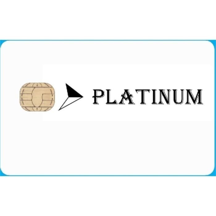 Jual KARTU FLAZZ LOGO PLATINUM BLACK AND WHITE SALDO NOL 0 - Hitam ...