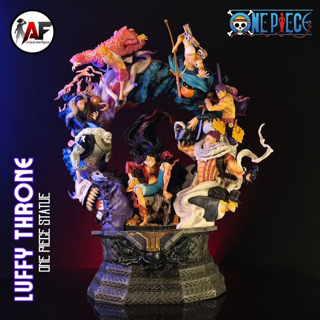 Jual STATUE ONE PIECE LUFFY ON THRONE LAST SLEEP STUDIO DESIGN RECAST ...
