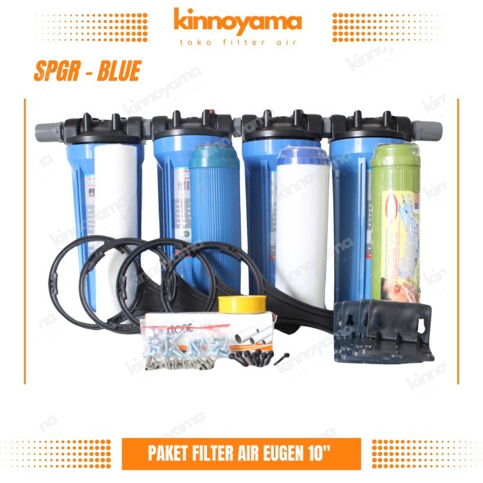 Jual PAKET FILTER AIR BESI + RESIN 4 TAHAP - NANOTEC CLEAR 10" 3/4 ...