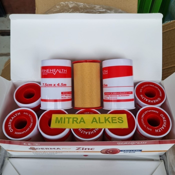 Jual DERMA Plast ZINC 7.5cm x 4.5m ONEHEALTH. Dermaplast Zinc Oxide 7,5 cm x 4,5 m - Seperti ...