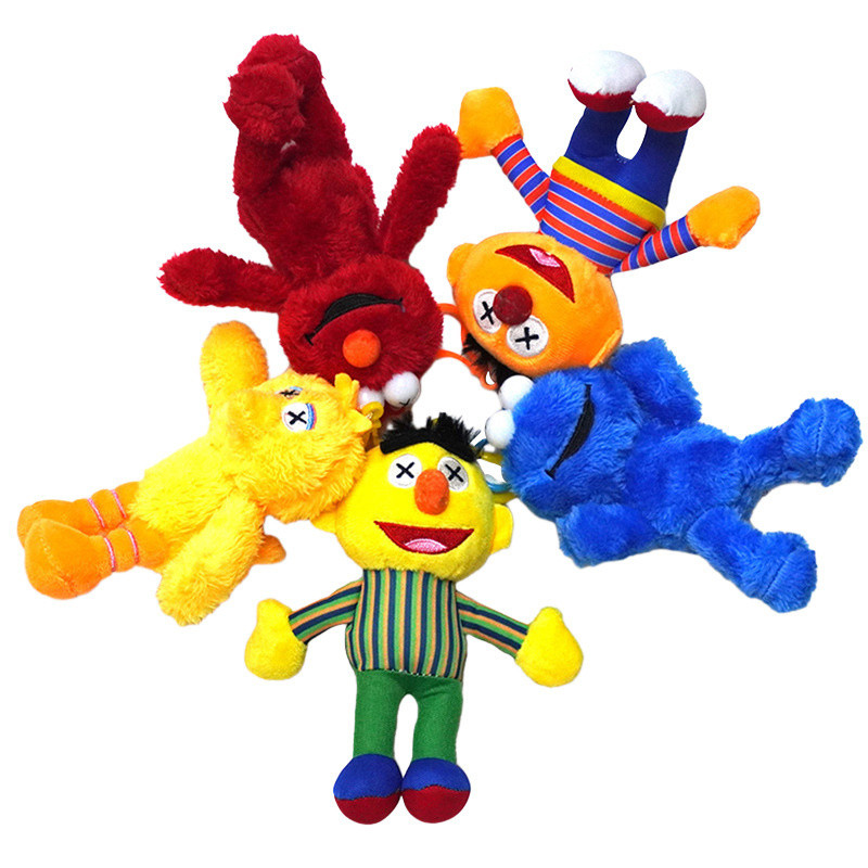 Jual Sesame Street Elmo cookie monster Big Bird Sesame Street plush ...