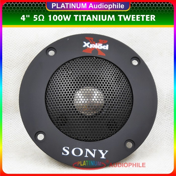 Jual JT99 Tweeter 4 Inch 100 Watt Titanium Film Hifi Audiophile Super ...