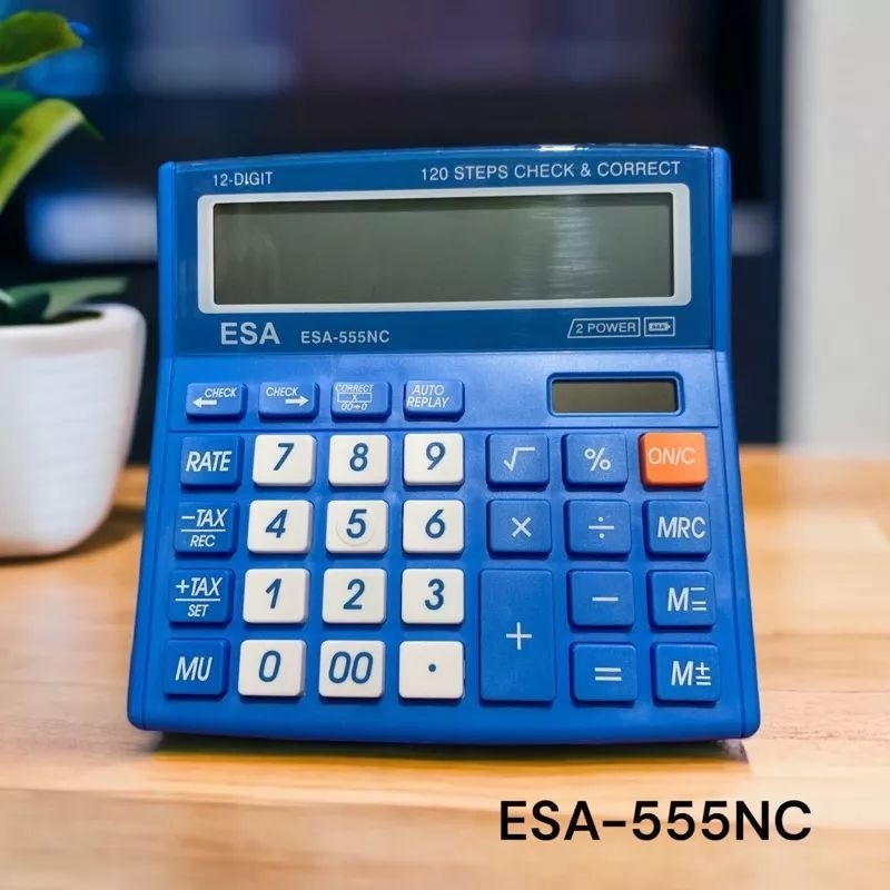 Jual COD- Kalkulator Besar Original Esa 555 NC/Kalkulator Cek Correct ...