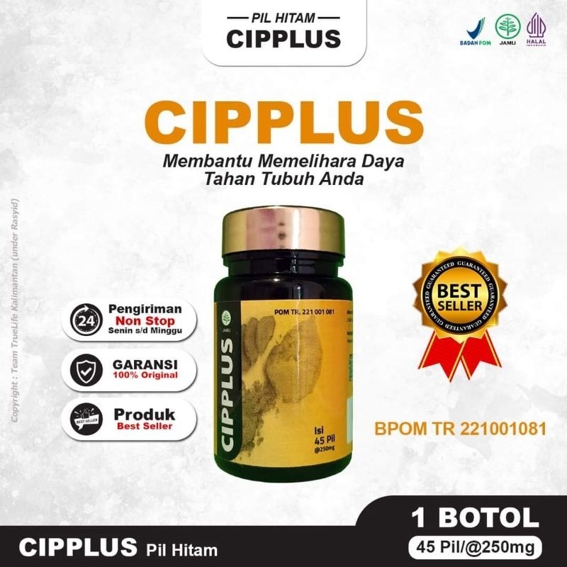 Jual Cipplus 45 pil Original pil hitam Cipplus gangguan syaraf nyeri ...