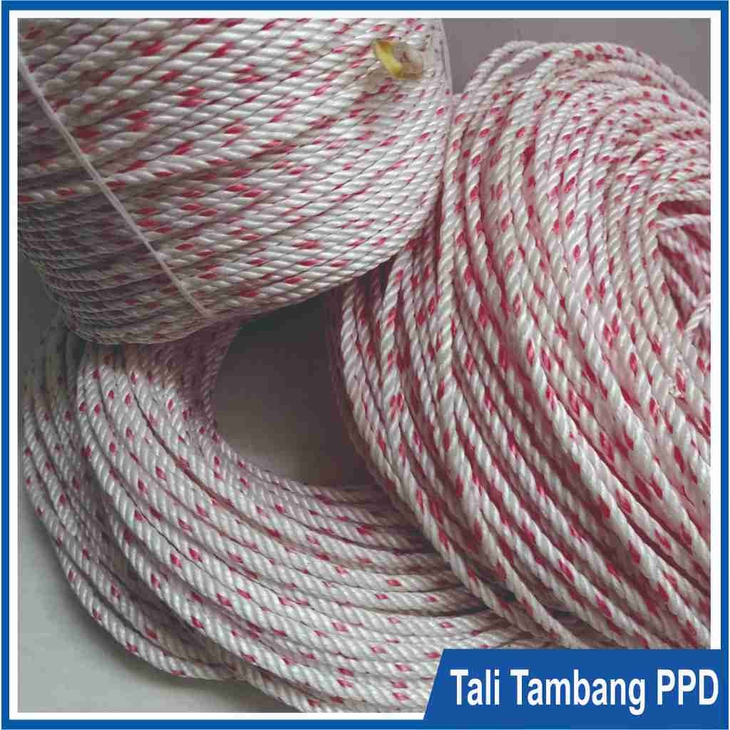 Jual [ 10 Meter ] Tali Tambang PPD Putih /Tambang Proyek / Tambang ...
