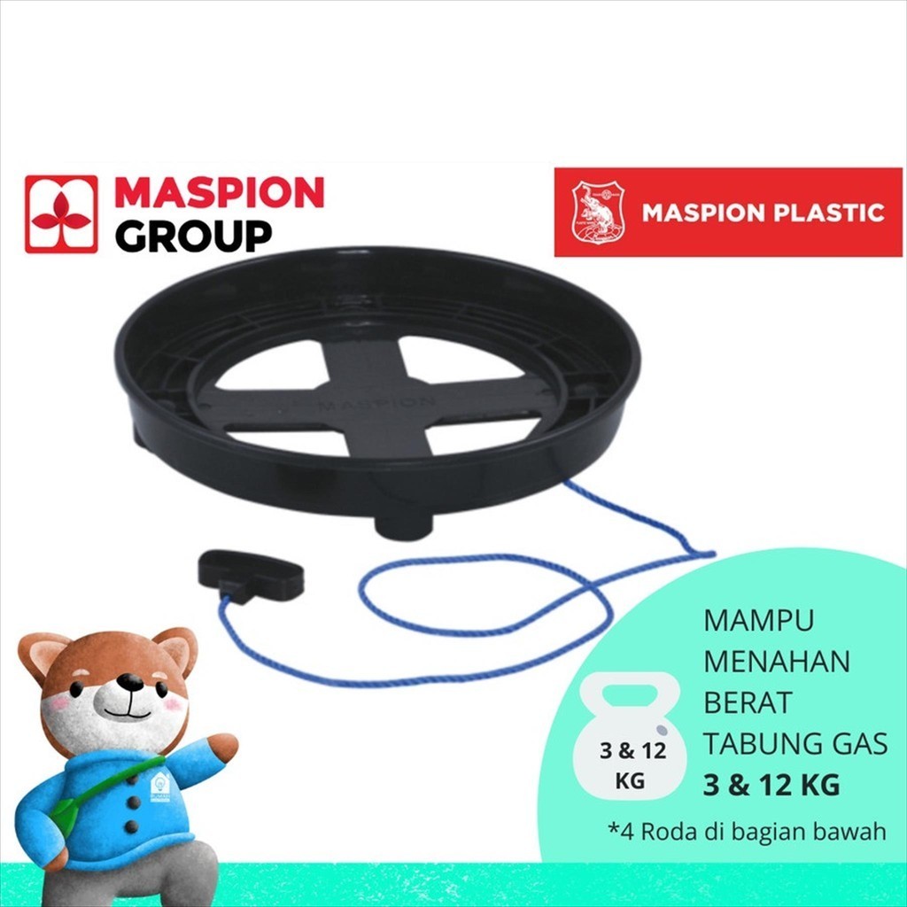 Jual Maspion BT K012 Multi Function Trolley Tray Tatakan Galon Aqua Gas ...