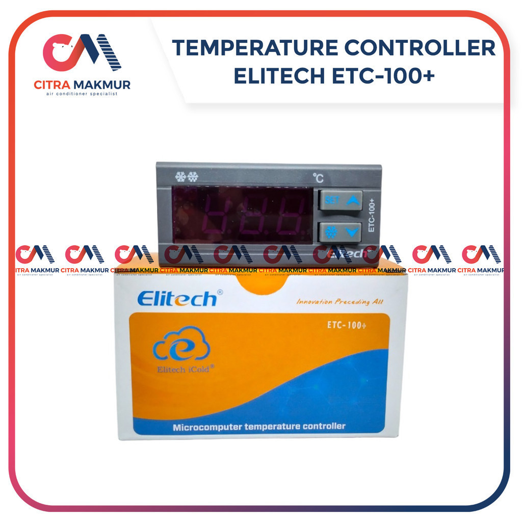 Jual Elitech Temperature Controller Thermostat Kulkas ETC 100+ Sensor ...