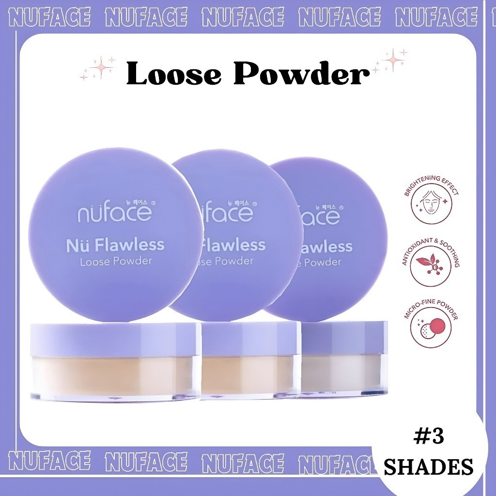 Jual HAVILLA Nuface Loose Powder Light Beige /Medium Beige /Warm Beige ...