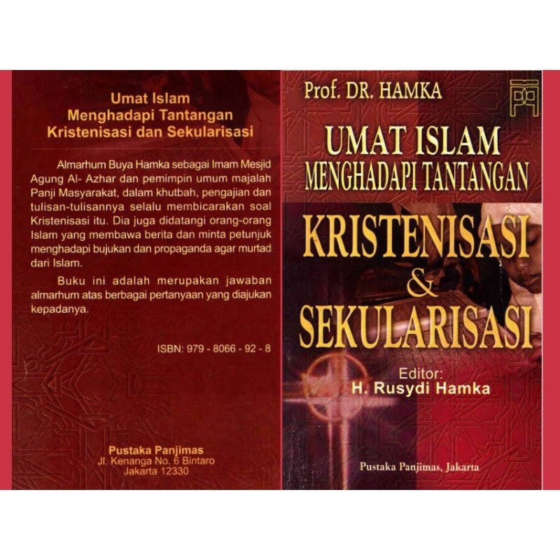 Jual Buku Umat Islam Menghadapi Tantangan Kristenisasi Dan Sekularisasi