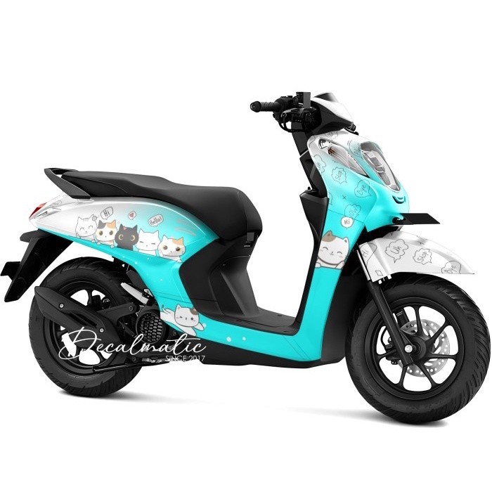 Jual Decal Genio Full Body Stiker Motor Genio Full Body Tahun 2019 2020 ...