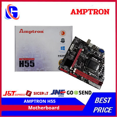Jual Motherboard AMPTRON H55 | Shopee Indonesia