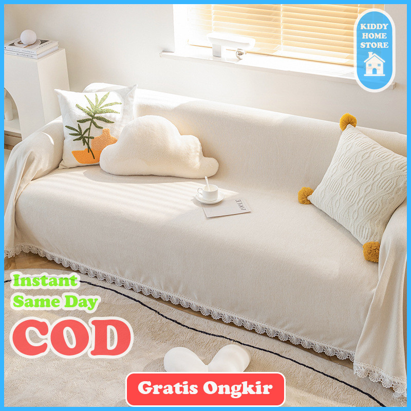 Jual Kiddy Home Selimut Sarung Sofa Cover Alas Chenille Modern Anti ...