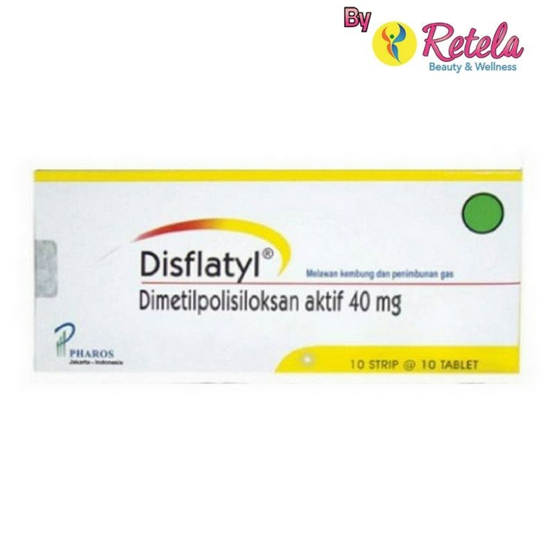 Jual DISFLATYL 40 MG 1 STRIP ISI 10 TABLET/SIMETHICONE/KEMBUNG ...