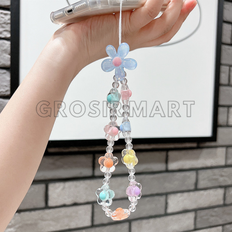 Jual Phone Straps HP Gantungan HP Gelang HP Korean Chain Bead Pelindung ...