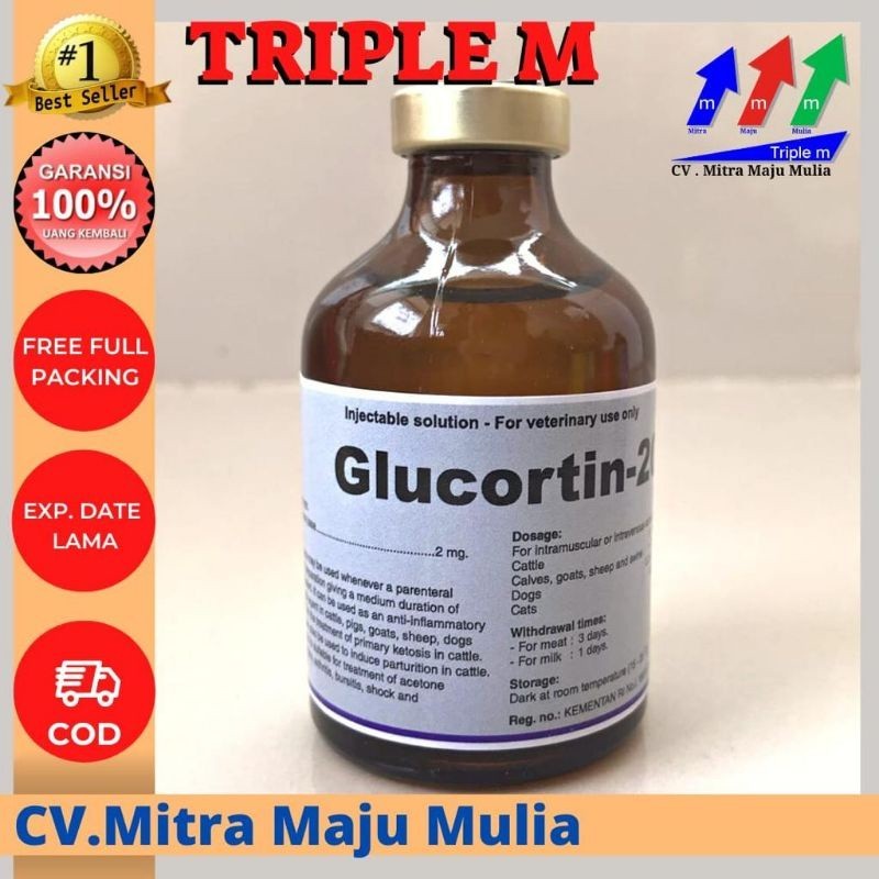 Jual Glucortin 20 Vol 50 ml Analgesik Antiinflamasi Antipiretik Sapi ...