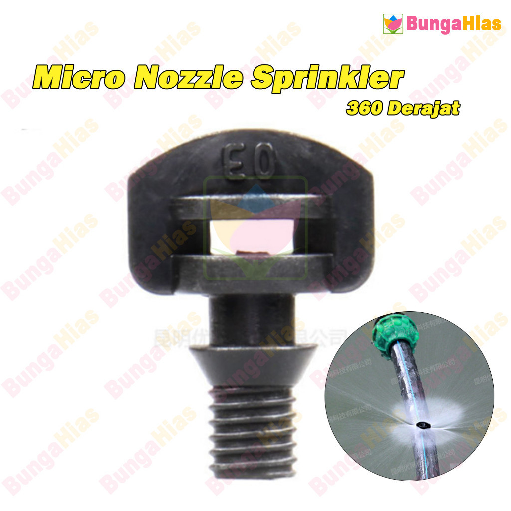 Jual Micro Mist Nozzle 360 Derajat Head Sprayer Spray Jet Fogger ...