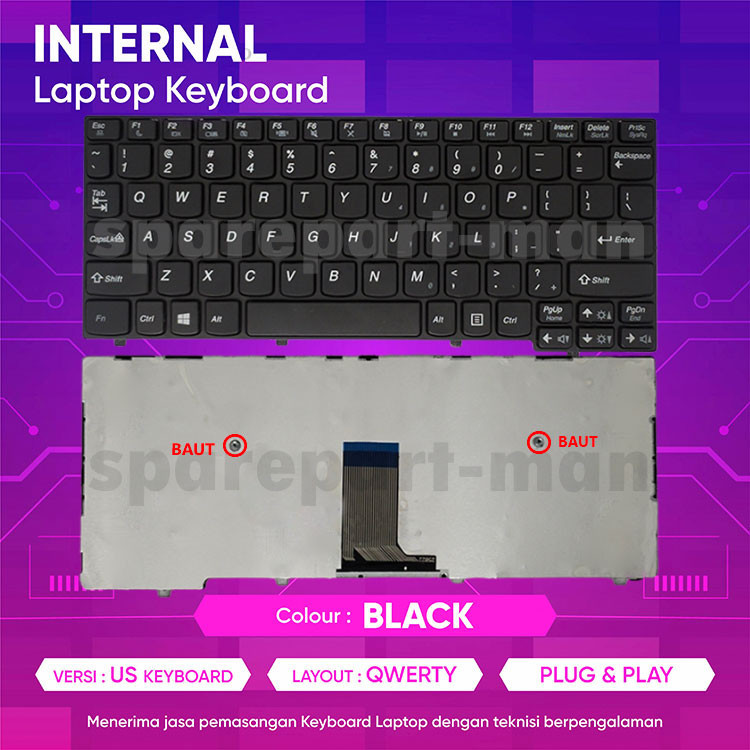 Jual Keyboard for Lnv K21 K21-70 K21-80 K2450 new | Shopee Indonesia