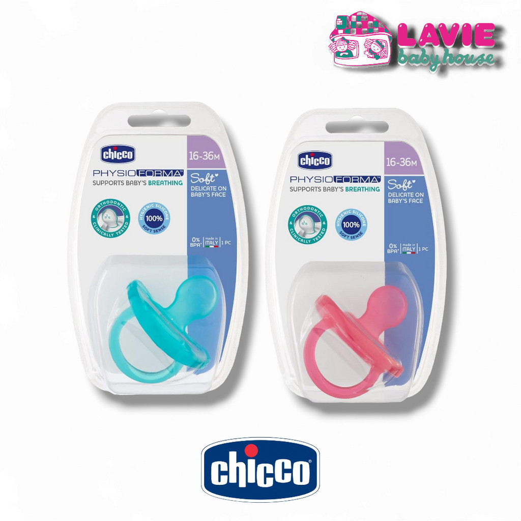 Jual Chicco PhysioForma Silicone Pacifier 16-36m (1pcs) | Shopee Indonesia
