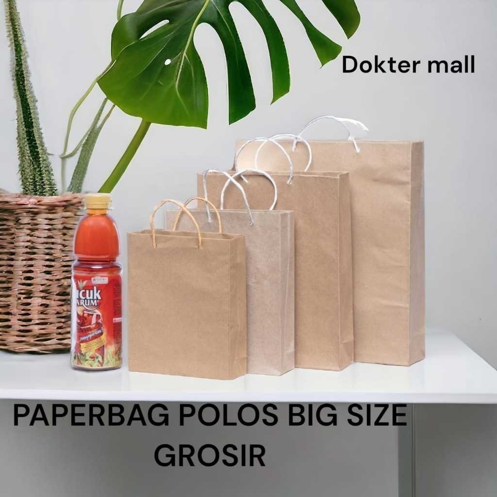 Jual PAPER BAG JUMBO POLOS - PAPERBAG JUMBO POLOS - TAS KERTAS JUMBO ...