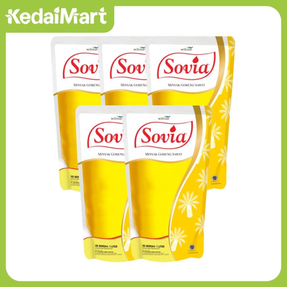 Jual KM Paket Bundling Minyak Goreng Sovia 1 L x 5 Pcs | Shopee Indonesia