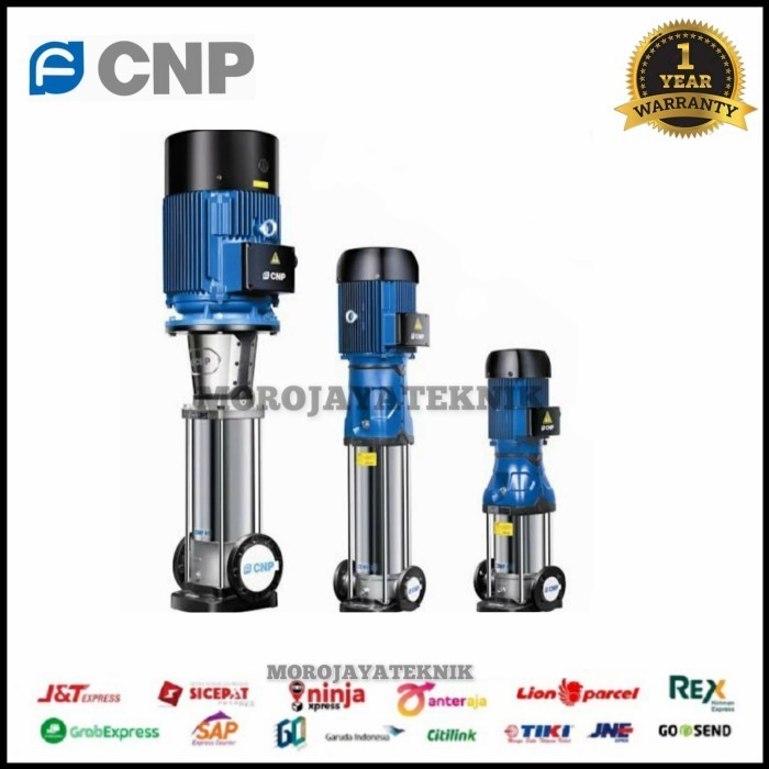 Jual Pompa Air Transfer Cnp Cdmf 15-5 4 kw Pompa Dorong Vertical Multistage | Shopee Indonesia