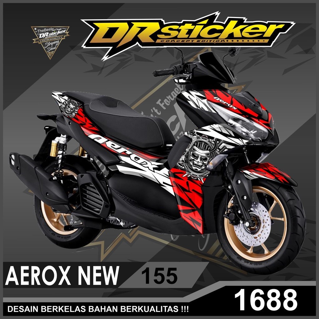 Jual Decal Sticker Full Body Yamaha Aerox 155 New Desain motif Vandals ...